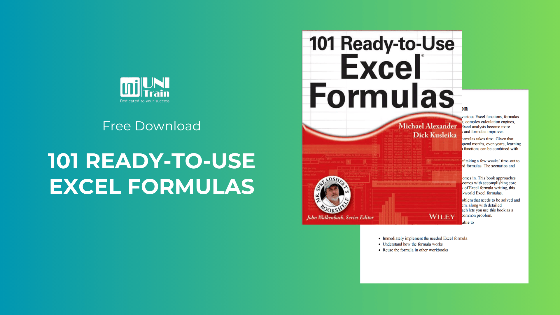 [FREE DOWNLOAD] 101 Ready to Use Excel Formulas